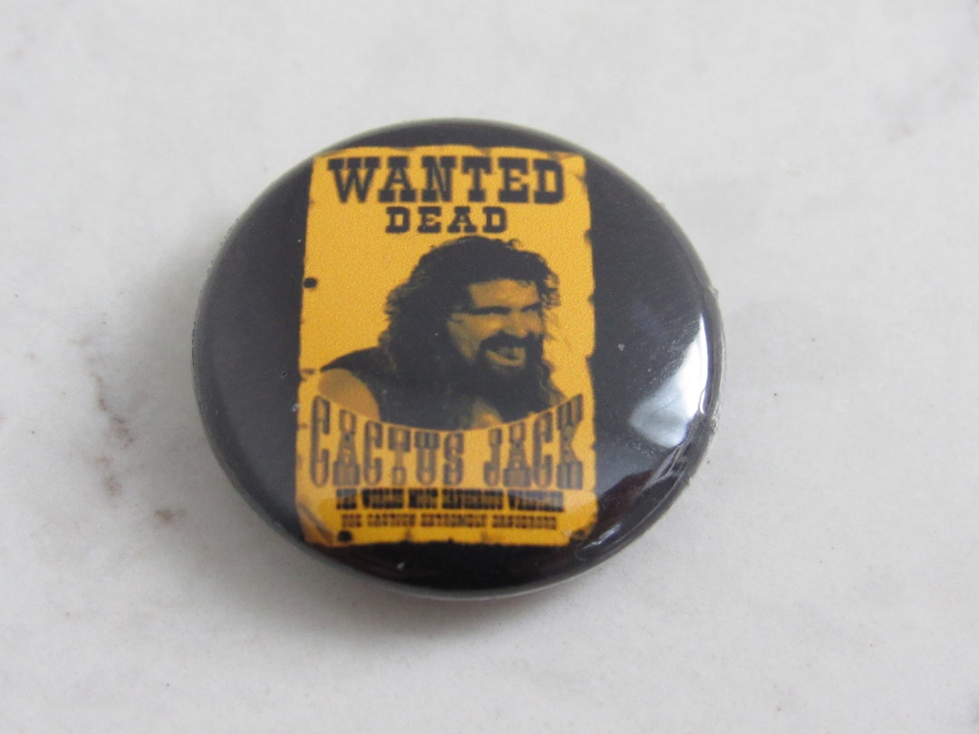 Cactus Jack WCW WWF Pro Wrestling Hardcore 1 Pin Brooch - Etsy