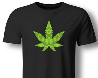 Marijuana Leaf Shirt | Etsy UK