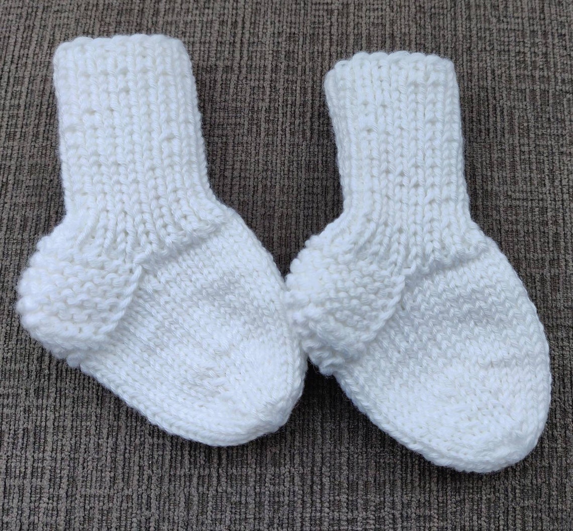 Cotton Newborn Baby Socks With New Colors (knitted) - Etsy