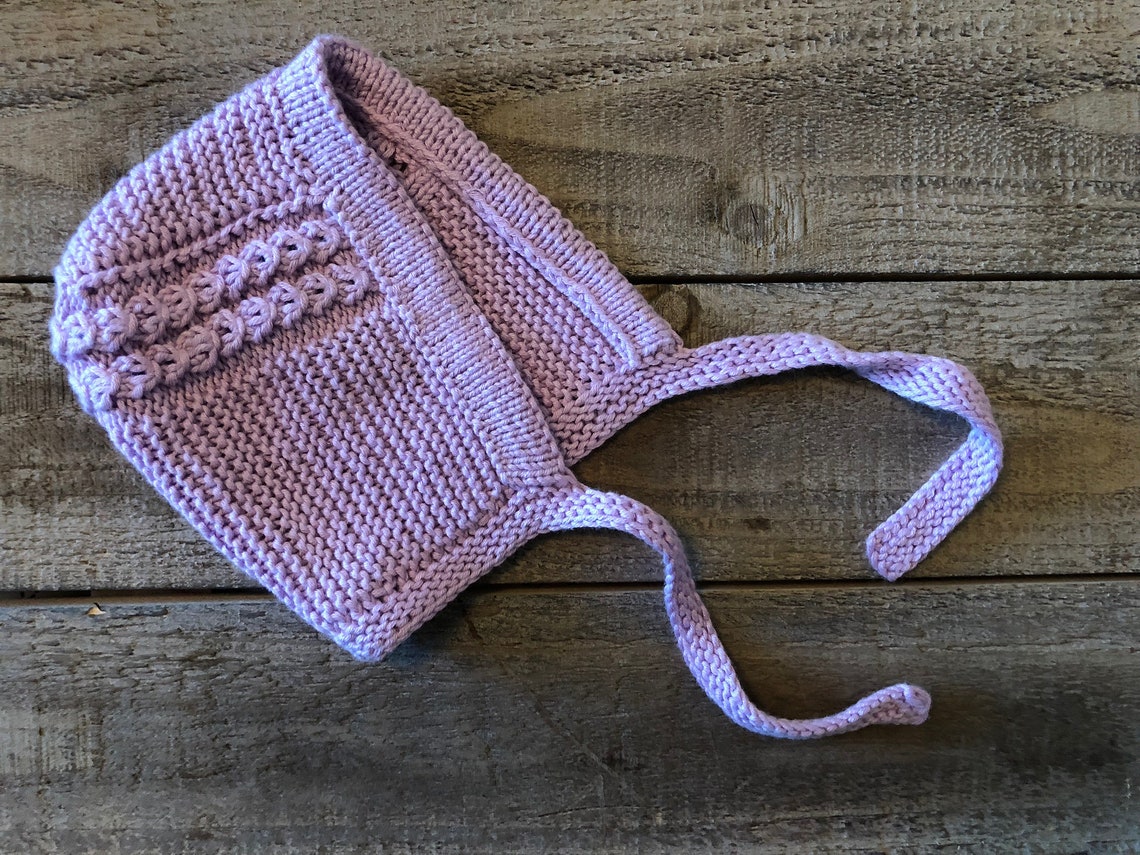 Princess Charlotte Bonnet Baby Girl Bonnet and Booties Newborn Hat ...