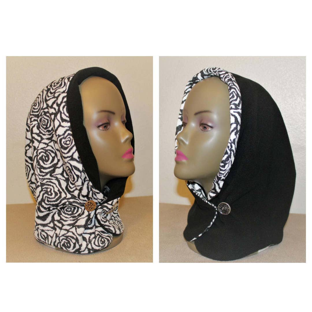 Reversible Hat-hood With Patterns - Etsy