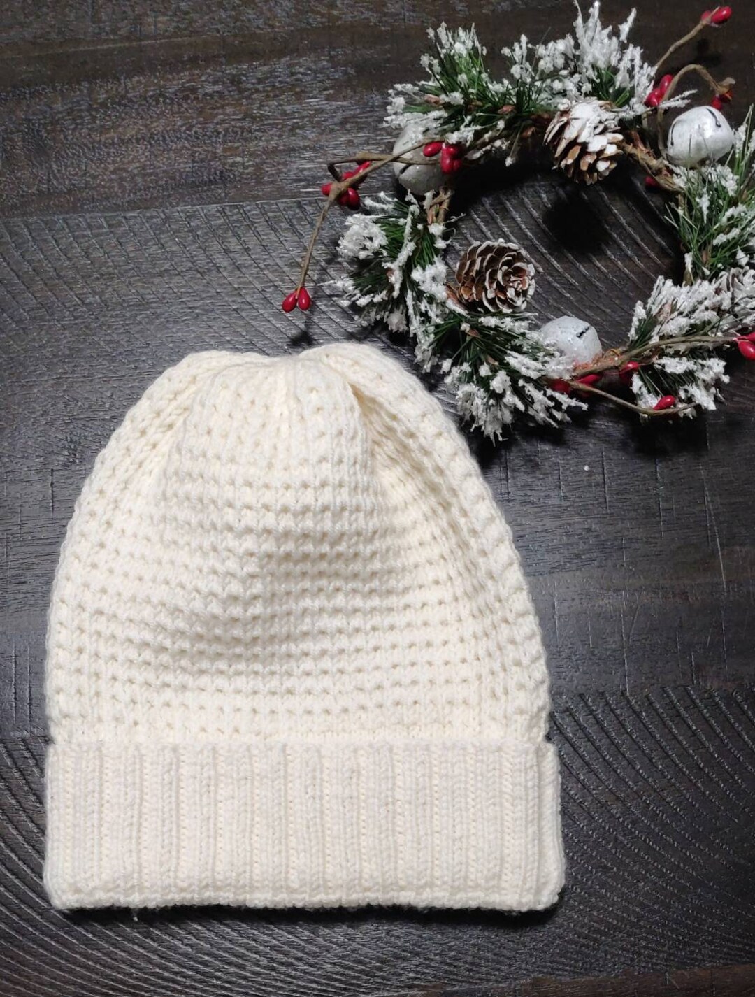Handmade Wool Hat With Real Arctic Fox Fur Pom Pom. Australian - Etsy