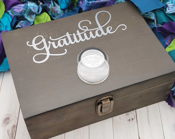 Wood Gratitude Serenity Prayer Alcoholics Anonymous AA Chip Holder God ...