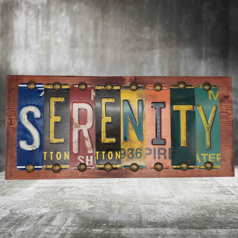 Serenity Sign - Etsy