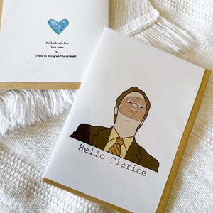 Dwight Schrute hello Clarice Greeting Card - Etsy