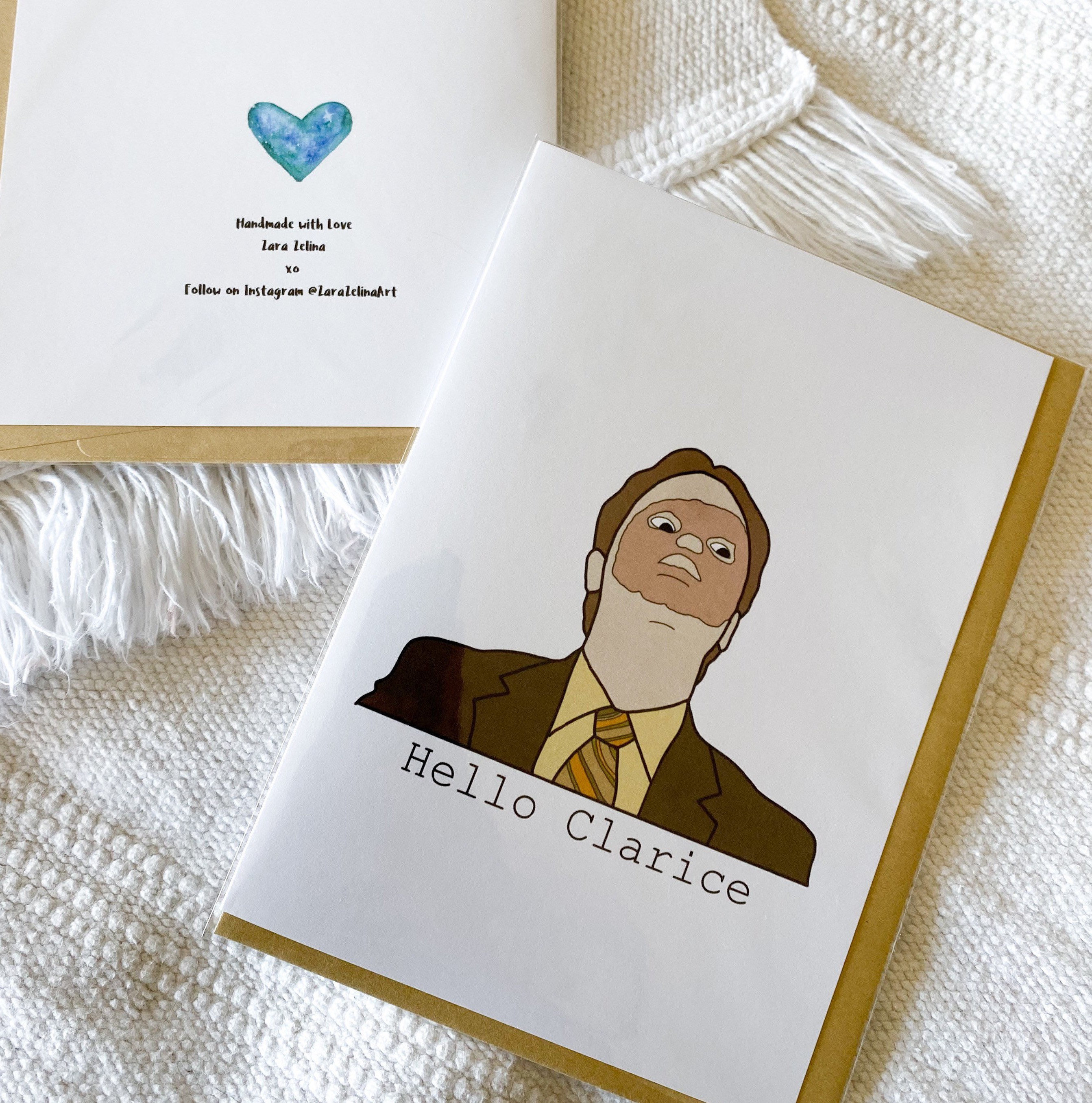 Dwight Schrute hello Clarice Greeting Card - Etsy