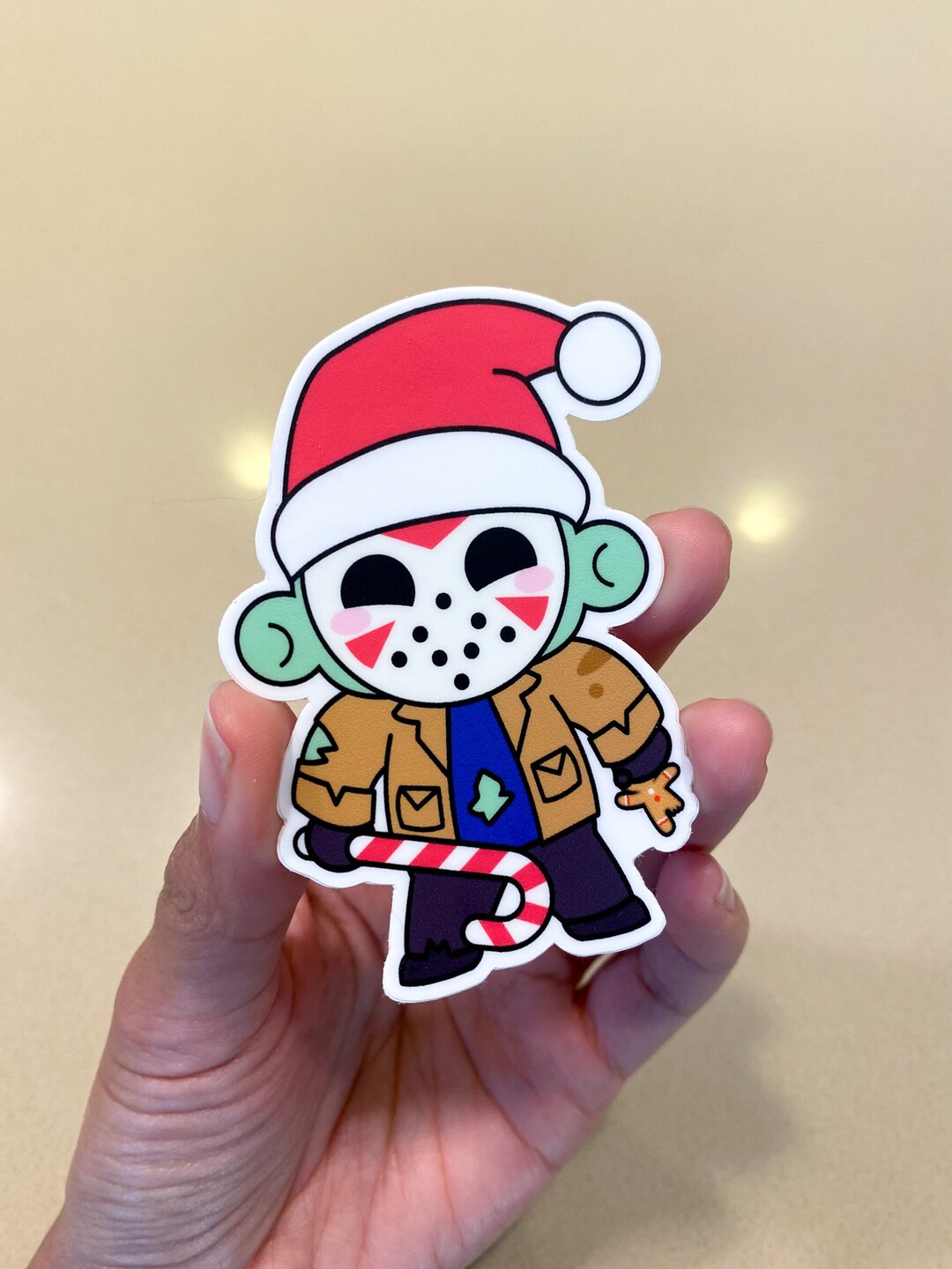 Christmas Jason Sticker - Etsy