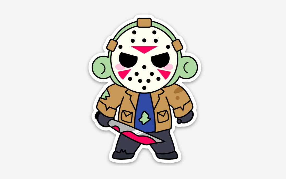 Jason Sticker - Etsy