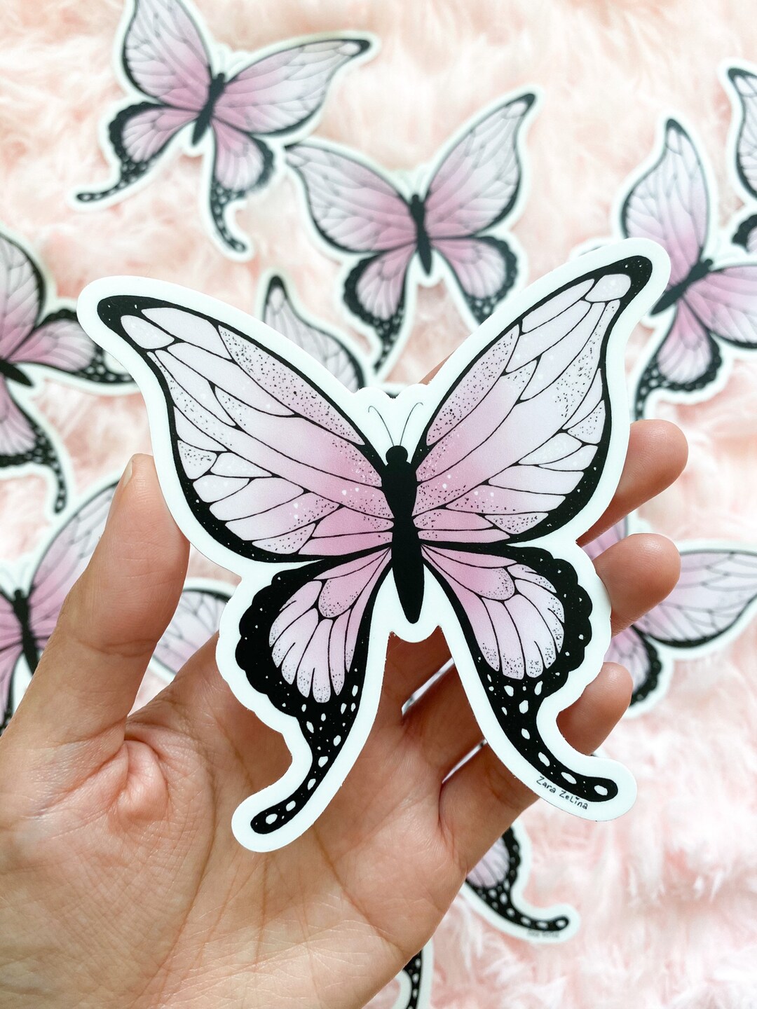 Mariposa Butterfly Sticker Mate - Etsy España