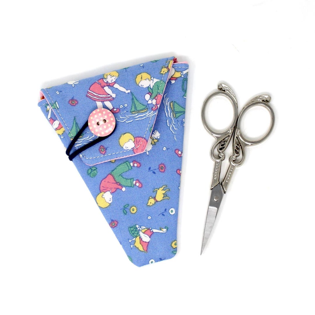 Scissors Pouch Padded Scissors Holder 30s Playtime by Moda Fabric ...
