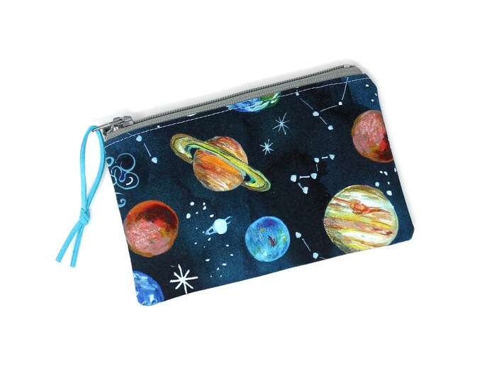 Small Zippered Pouch - Space Fabric - Aquarius Space by Dear Stella ...