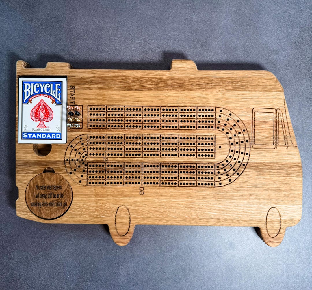 Motorcoach Cribbage Board - Etsy