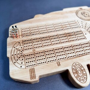 Camper Cribbage Board, Camping Travel Game, RV Gift - Etsy