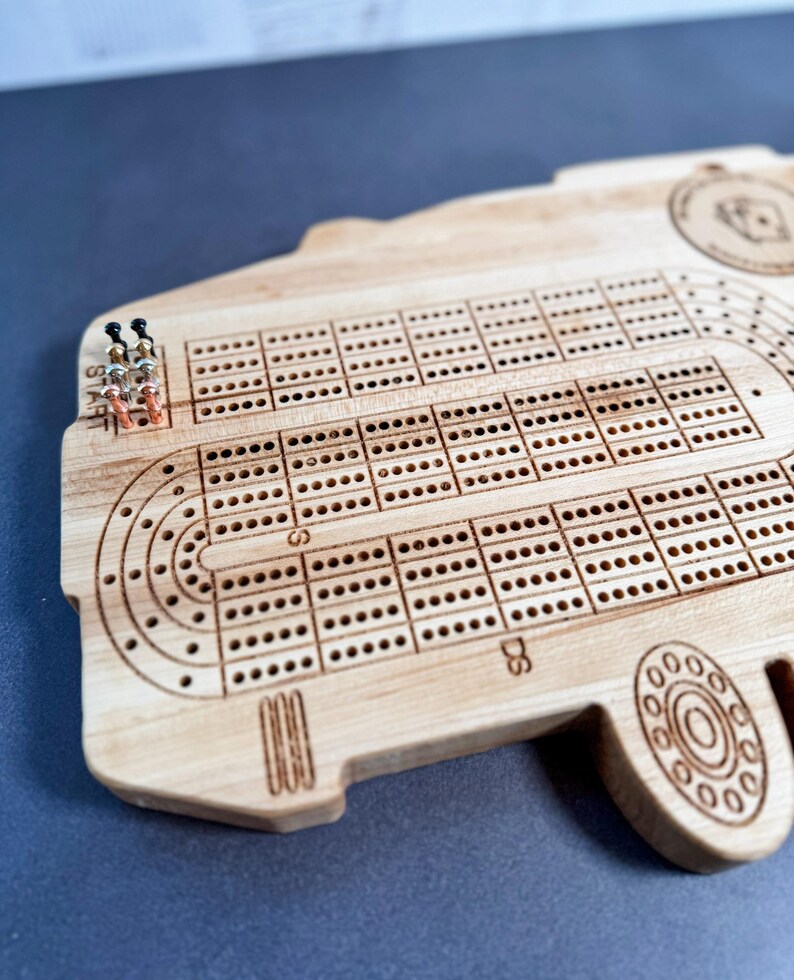 Camper Cribbage Board, Camping Travel Game, RV Gift - Etsy