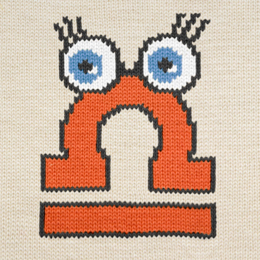 Funny Libra Knitting Chart - Big Eyes and Long Eyelashes - PDF Digital Download - Knit Pattern ...