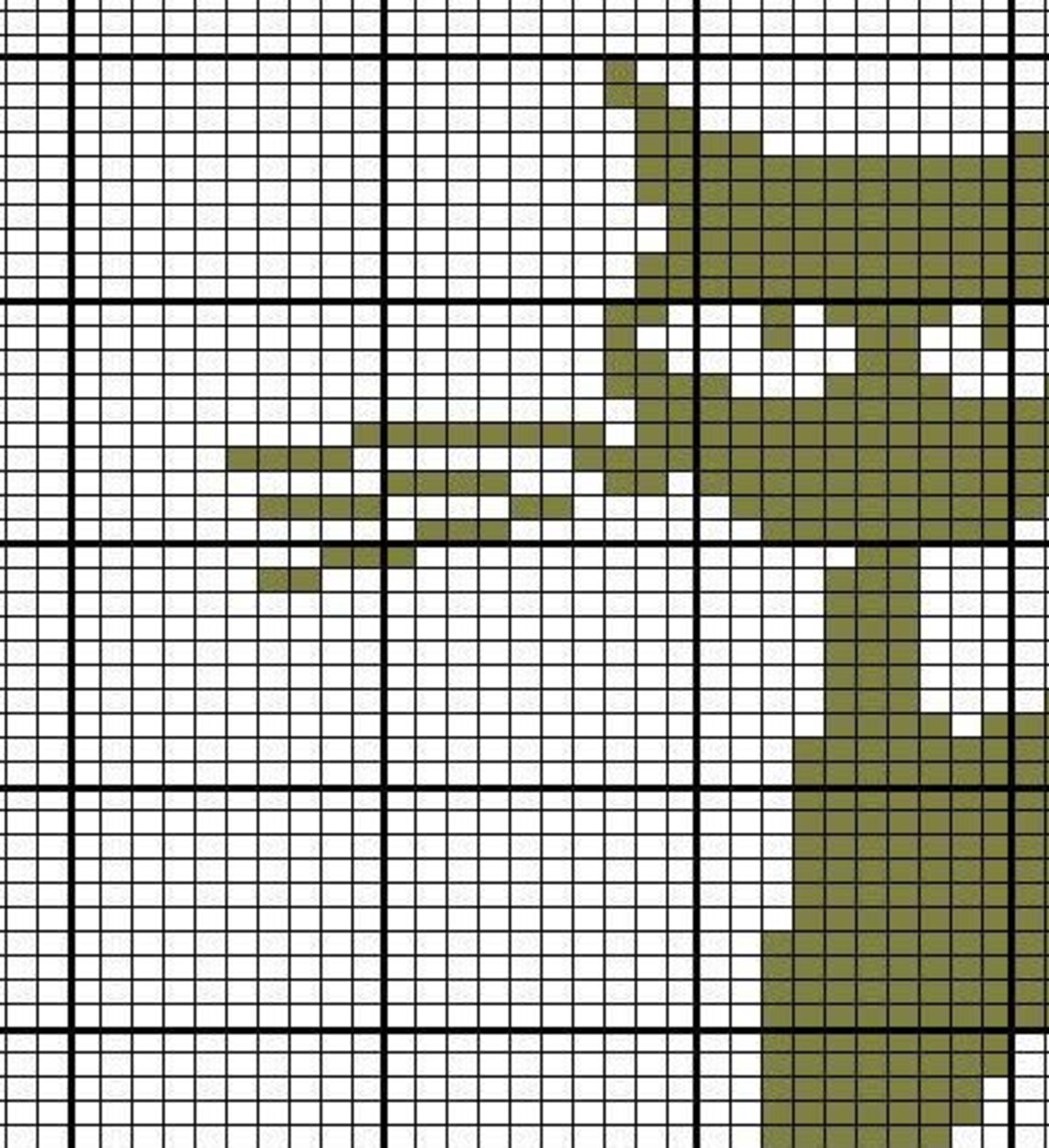 Fun Cat Intarsia Chart - 60 Stitches X 100 Rows - Hand and Machine ...