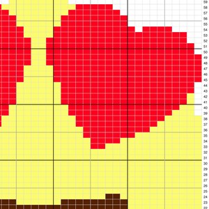 Smiling Face With Heart Eyes Emoji Chart - PDF Digital Download ...