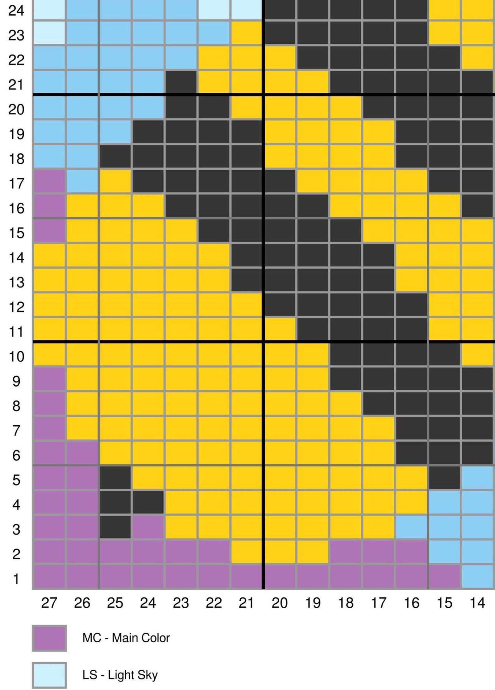 Busy Bee Knitting Chart – PDF Pattern for Machine & Hand Knitting ...