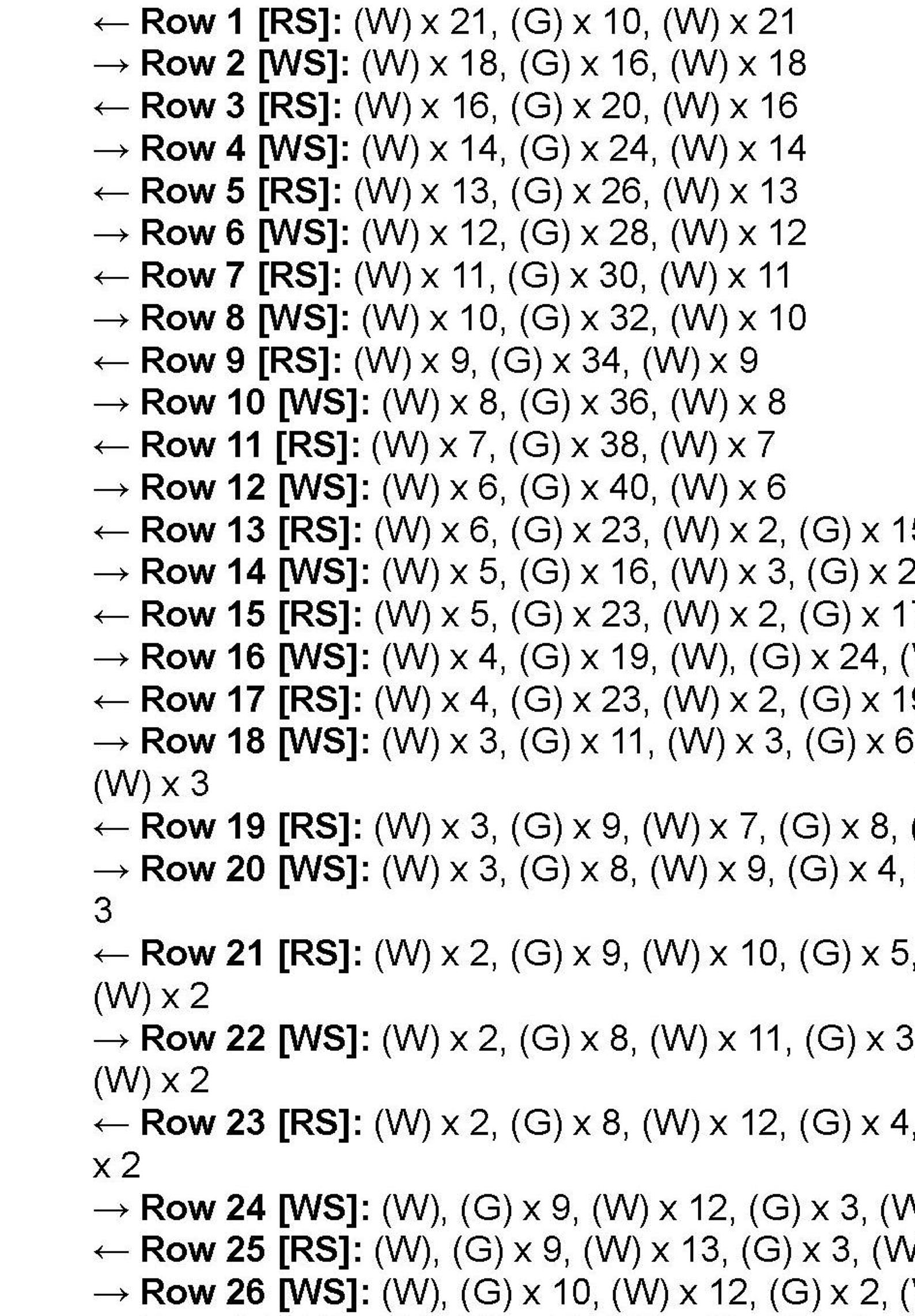 Lucky Shamrock Knitting Chart – PDF Pattern for Machine & Hand Knitting ...