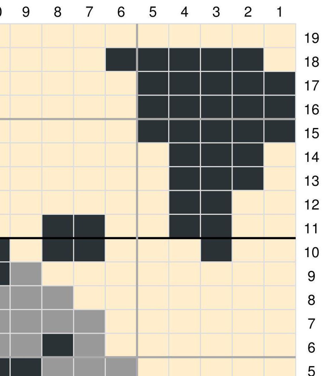 Pug Dog Knitting Chart - PDF Digital Download - Intarsia Colorwork ...
