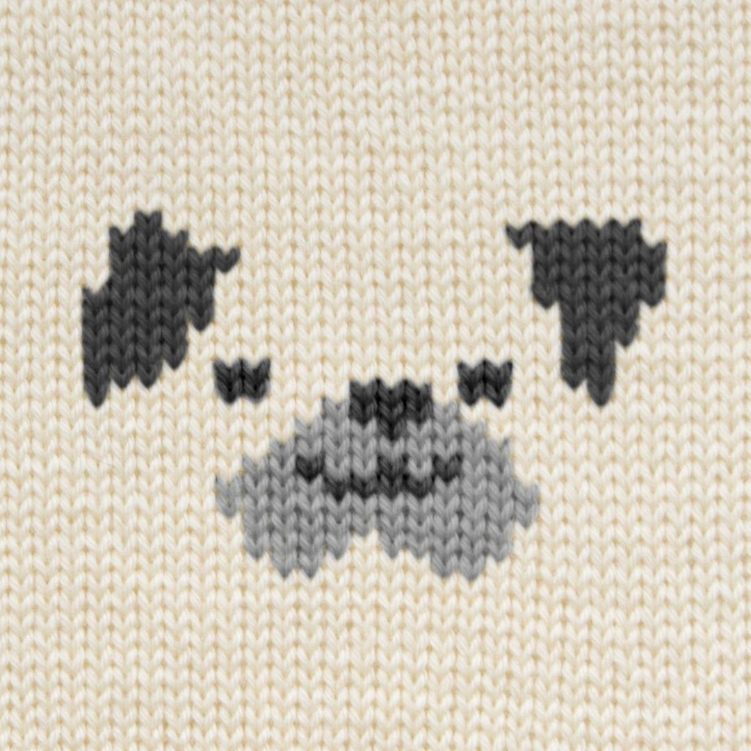 Pug Dog Knitting Chart - PDF Digital Download - Intarsia Colorwork ...