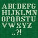 Alphabet Knitting Chart | Easy Beginner Intarsia PDF Instant Download ...