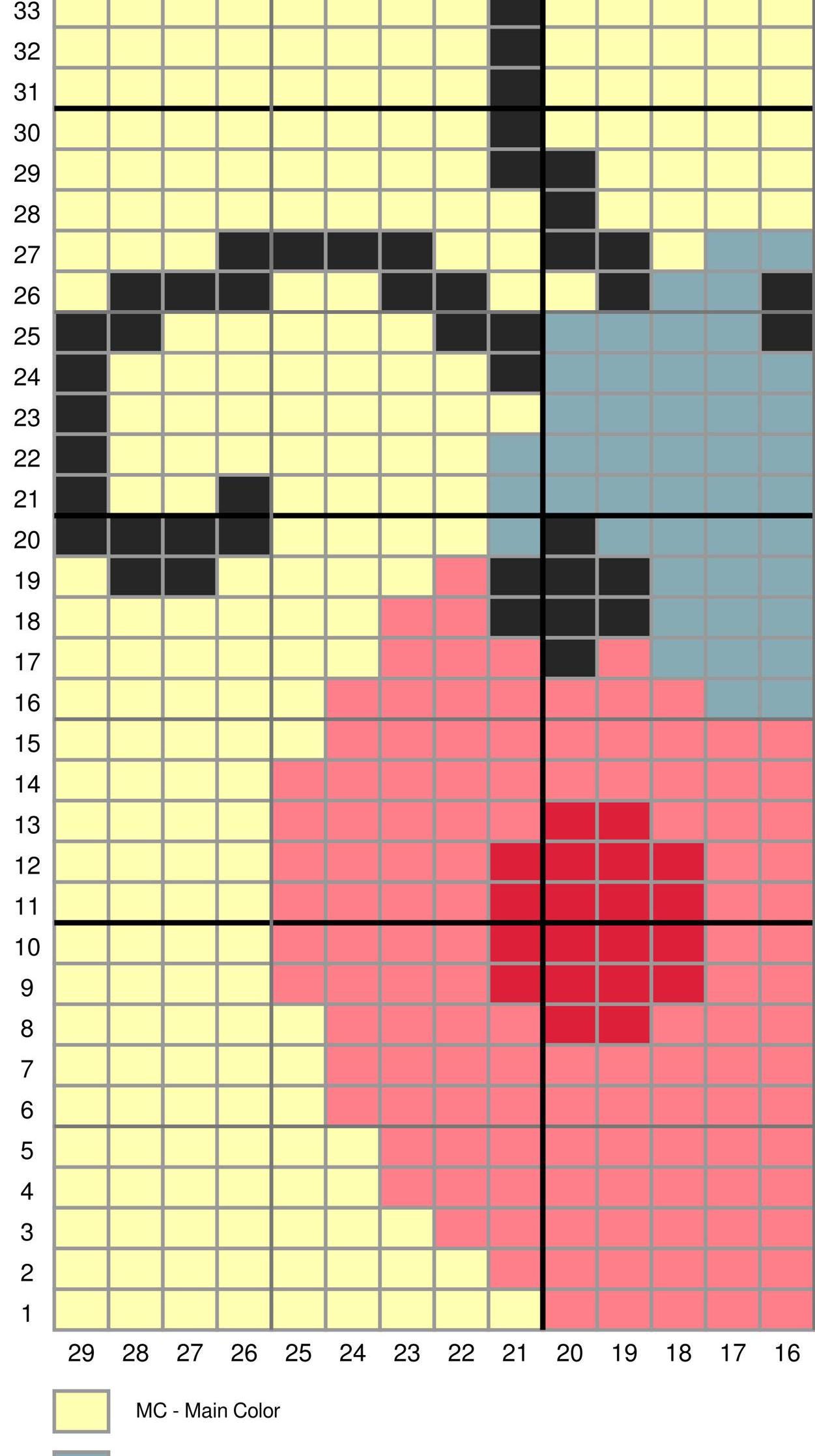Cute Cartoon Butterfly Knitting Chart – PDF Pattern for Machine & Hand ...