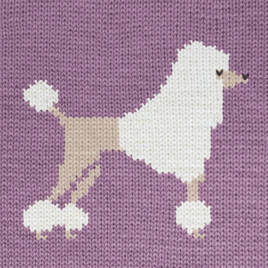 Poodle Knitting Chart | Easy Beginner Intarsia PDF Instant Download ...