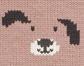 Pug Dog Knitting Chart - PDF Digital Download - Intarsia Colorwork ...