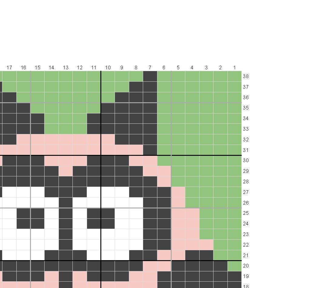 Owl Knitting Chart - Cute Bird Pattern | Forest Animal Intarsia Fair ...