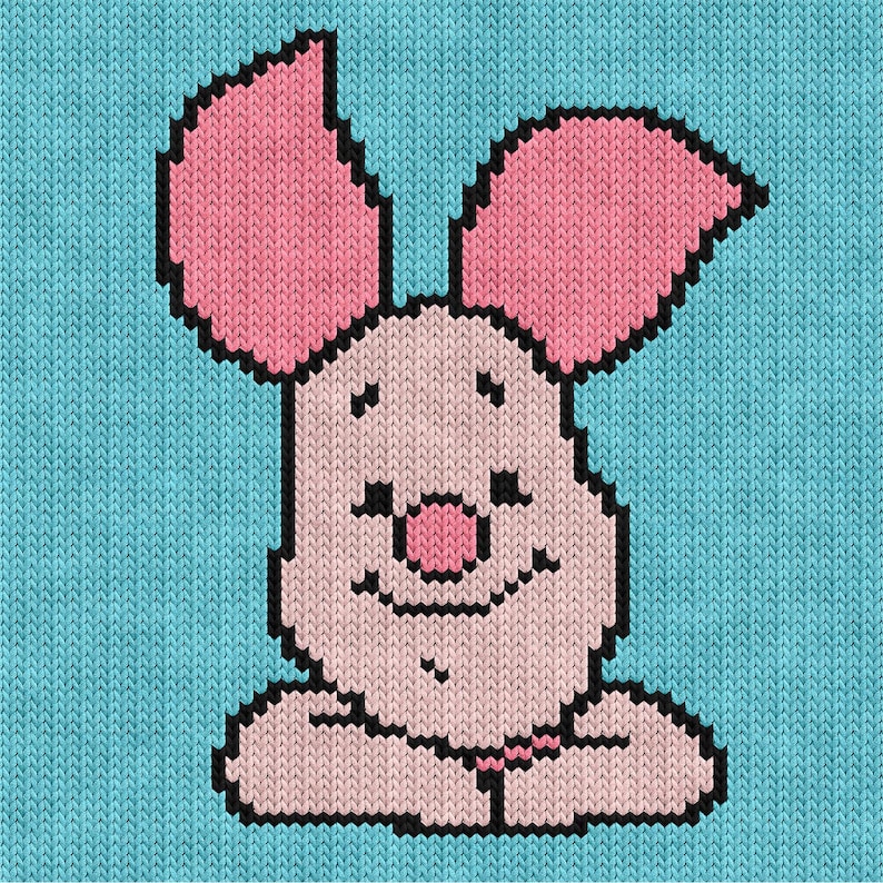 Winnie the Pooh & Friends Charts Set for Hand and Machine Knitting ...