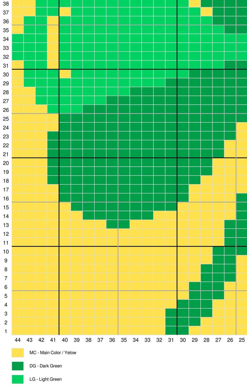 Lucky Shamrock Knitting Chart – PDF Pattern for Machine & Hand Knitting ...