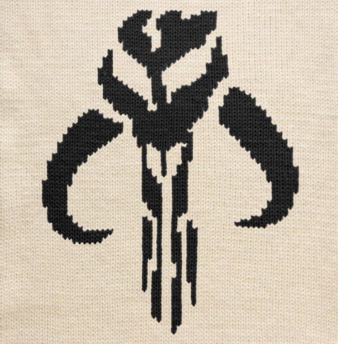 Mandalorian Crest Chart Hand and Machine Knitting Pattern Star Wars ...