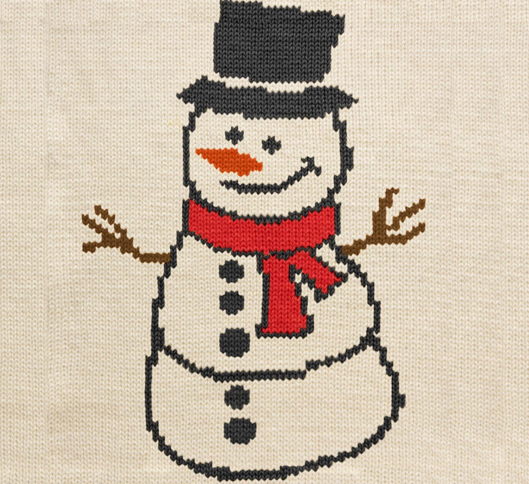 Snowman Chart for Hand and Machine Knitting – Colorwork, Fair Isle ...