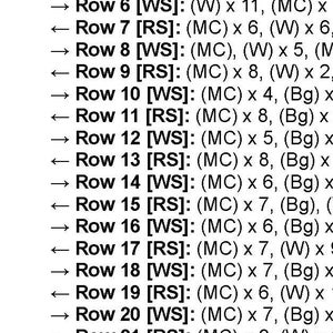 Poodle Knitting Chart | Easy Beginner Intarsia PDF Instant Download ...