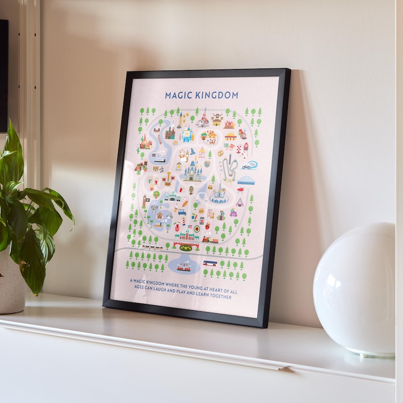 Magic Kingdom Map Print – Digital Download. Updated for 2026 - Etsy