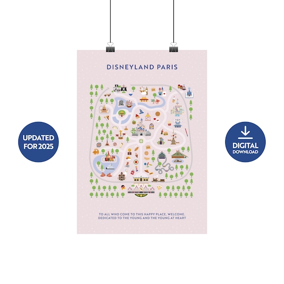 Disneyland Paris Map Printable Free Printable Maps