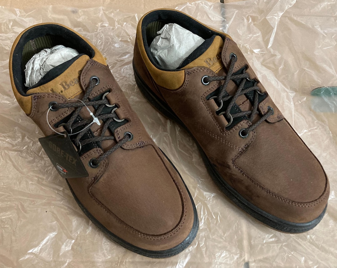 LL Bean Men's Wax Bottom Gore-tex Shoe (brown, Size: 10) - Etsy