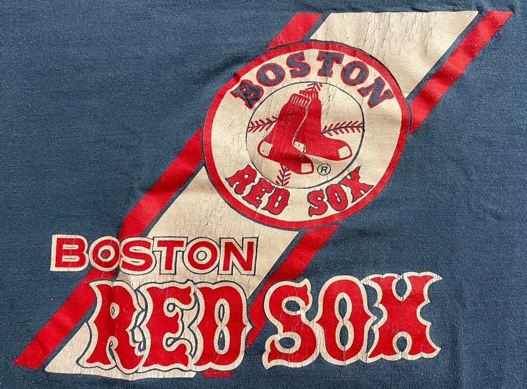 Starter Vintage Short Sleeve Boston Red Sox Graphic Tee (blue, Approx ...