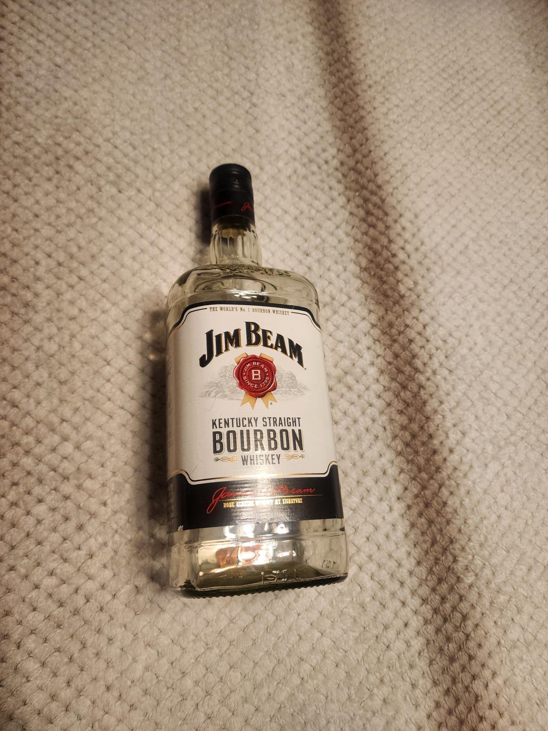 Jim Beam Bourbon Whiskey Bottle Bank - Etsy