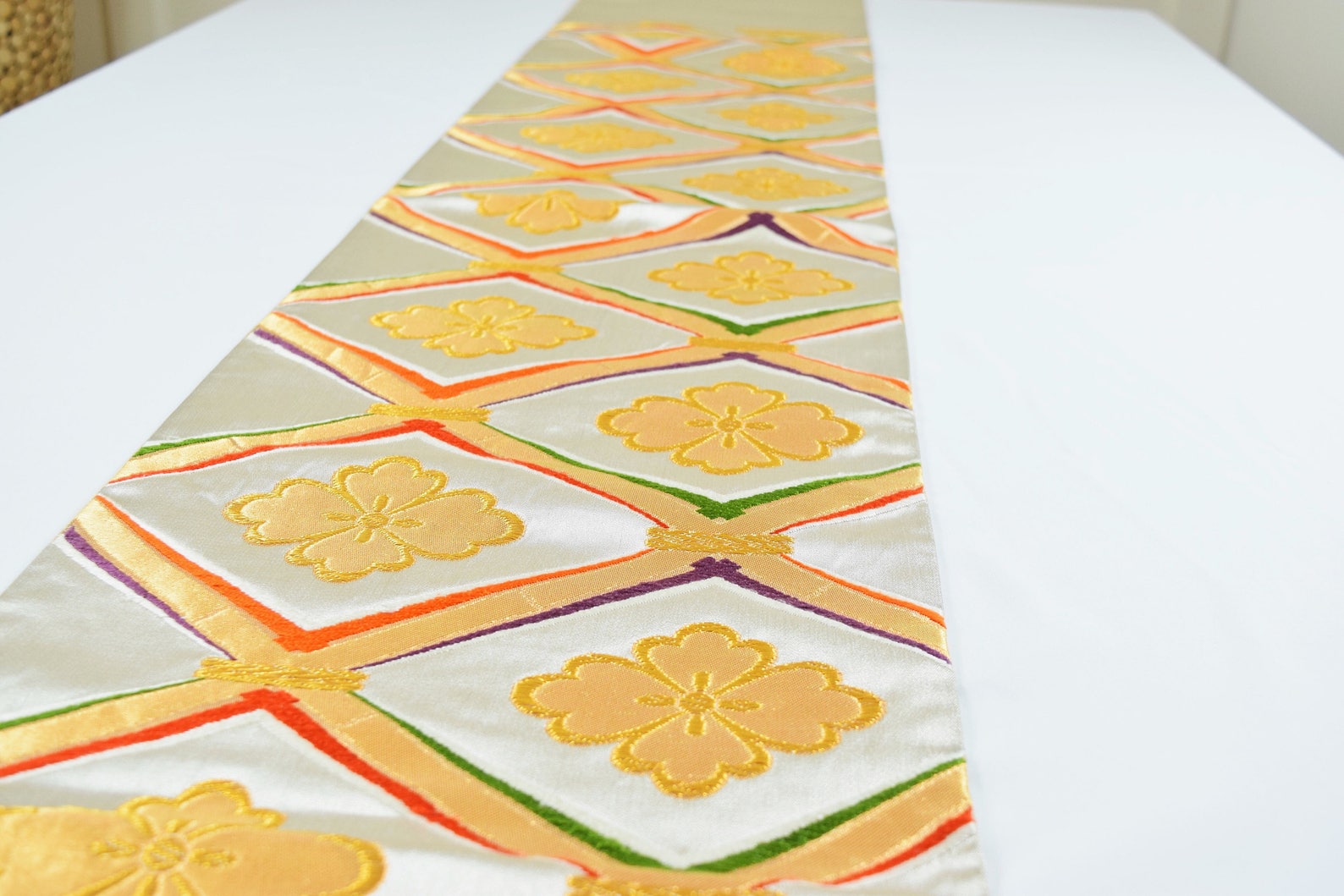 Vintage Silk Fukuro Obi - Women's Clothing/obi/obi Belt/japanese Decor ...