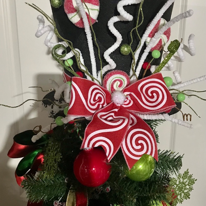 Top Hat Tree Topper - Etsy