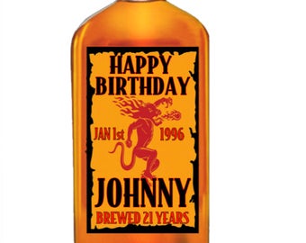 Fireball label | Etsy
