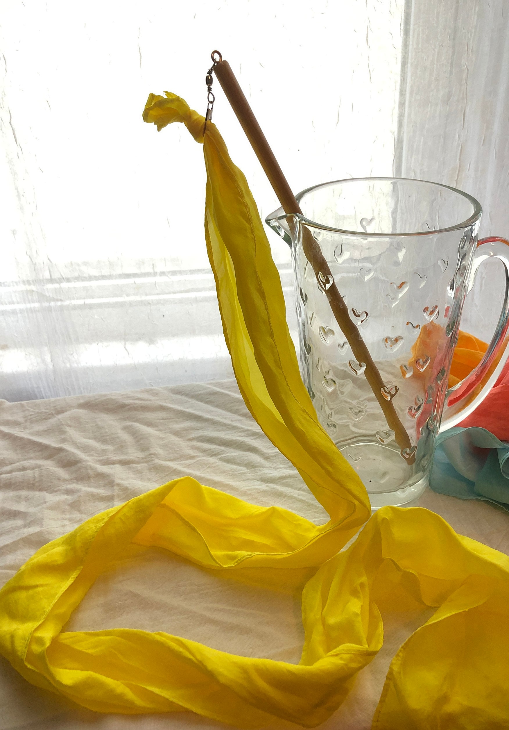 Silk Wands, Dancing Wand, Dancing Twirlers, Dancing Silk, Pretend Play ...