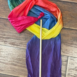Silk Wands, Dancing Wand, Dancing Twirlers, Dancing Silk, Pretend Play ...
