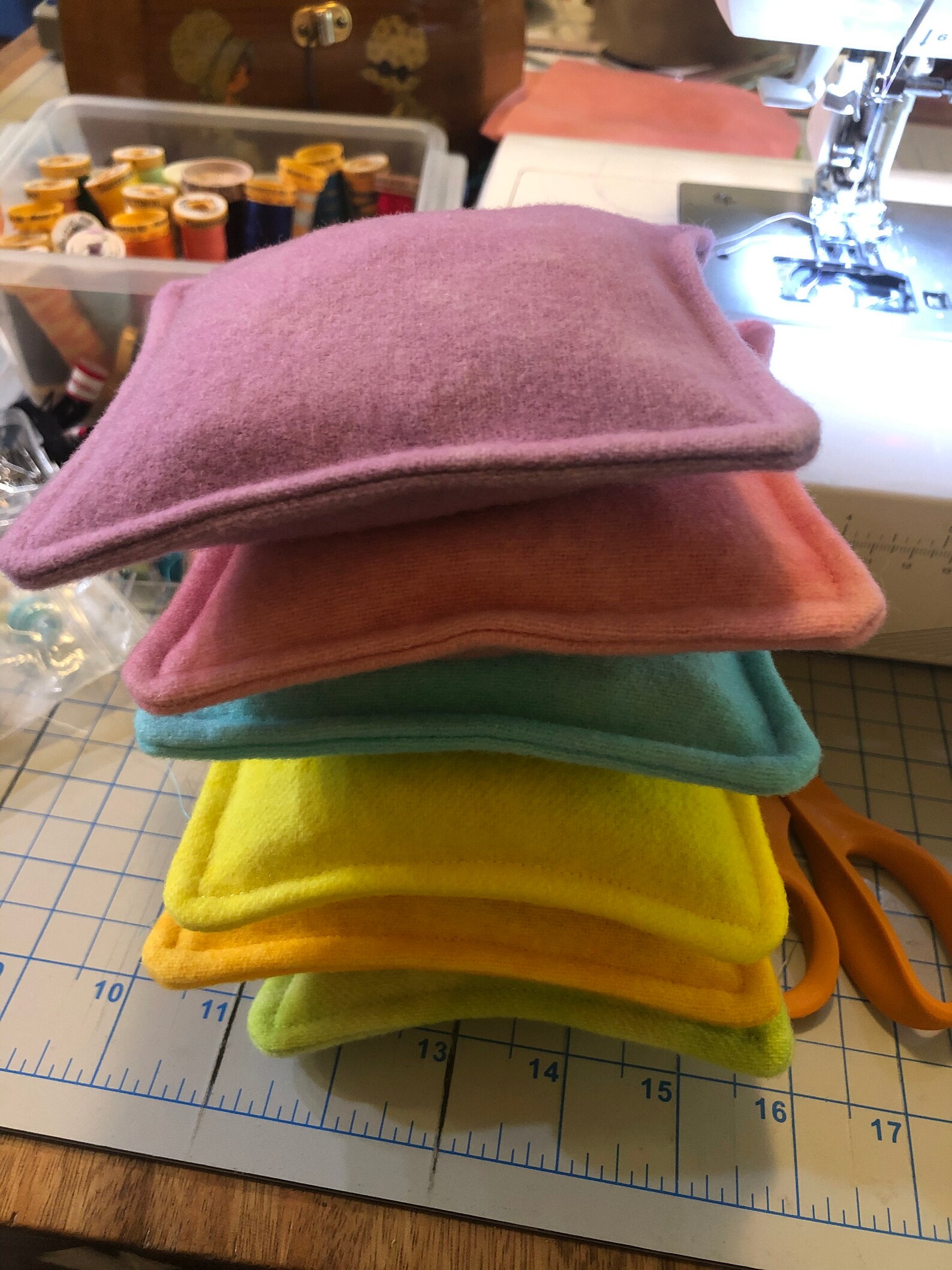 Bean Bag - Boo Boo Bag - Healing Bag - Made With Wool Fabric-math Time ...