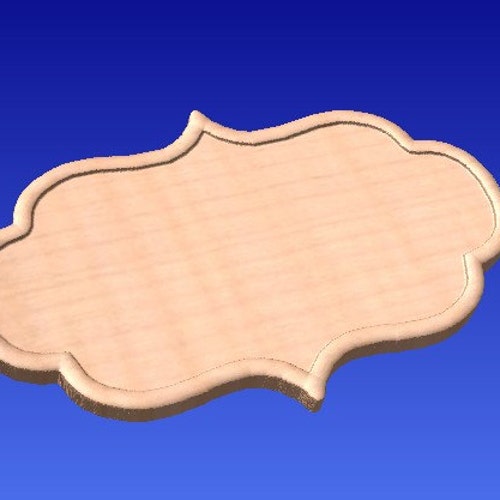 Plaque Sign CNC Pattern for Your CNC Router / STL File - Etsy