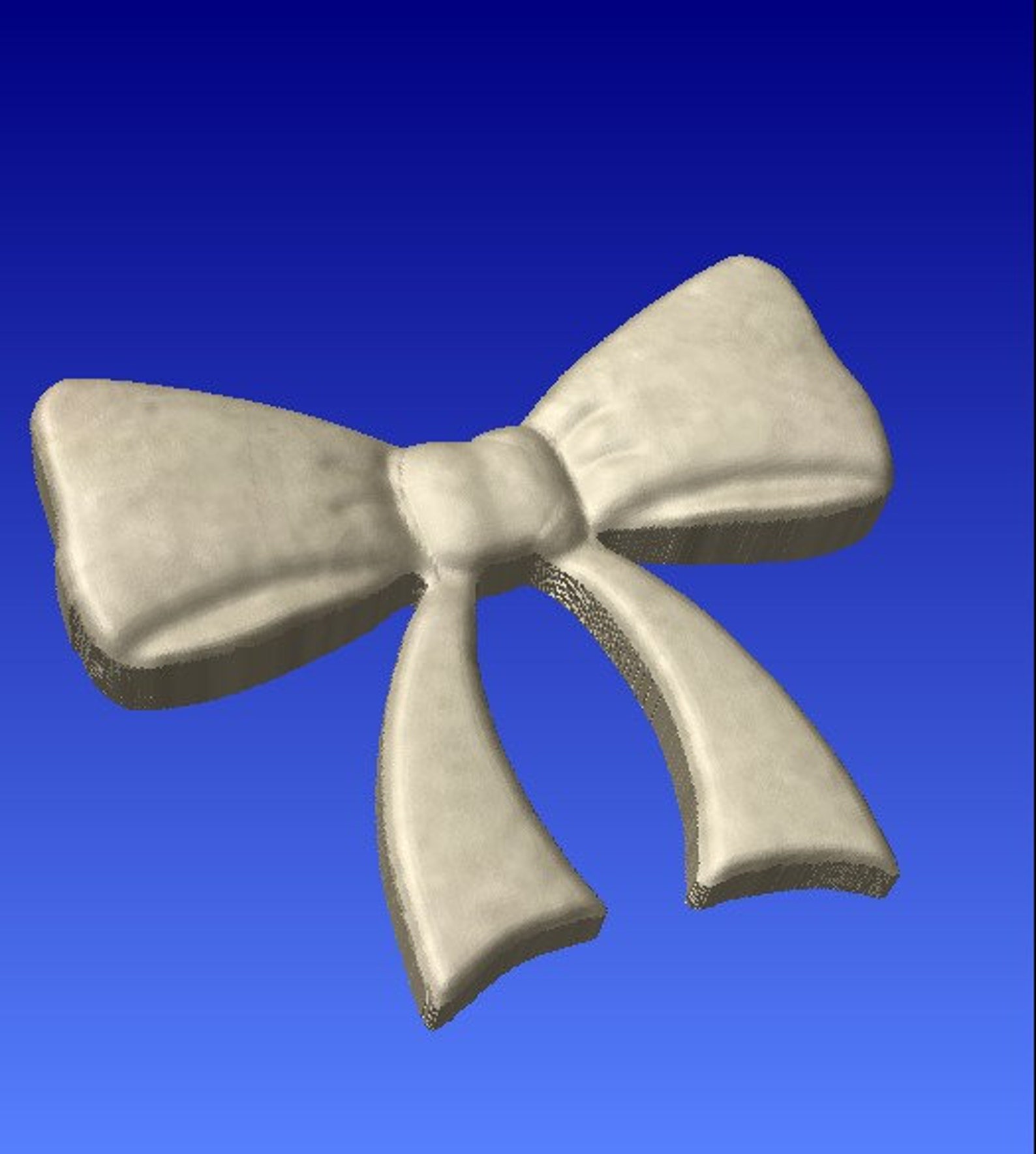 3d Clipart Bow Pattern for Cnc Projects in Stl File Format - Etsy