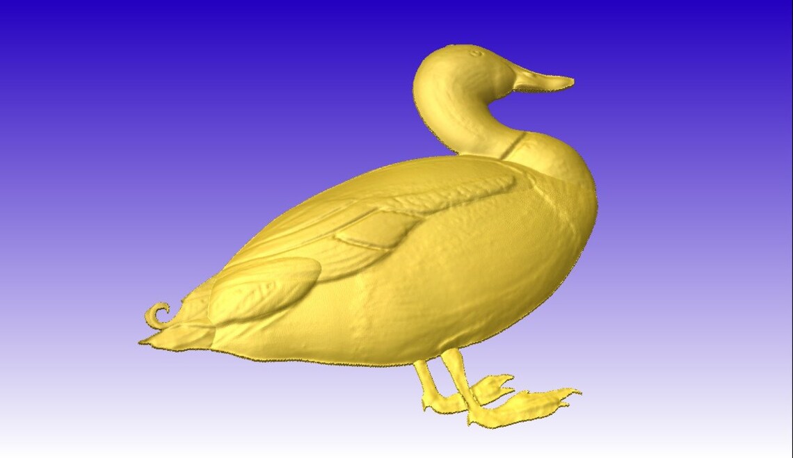 Mallard Duck Vecter Relief Art for Cnc Projects and Sign Patterns in ...