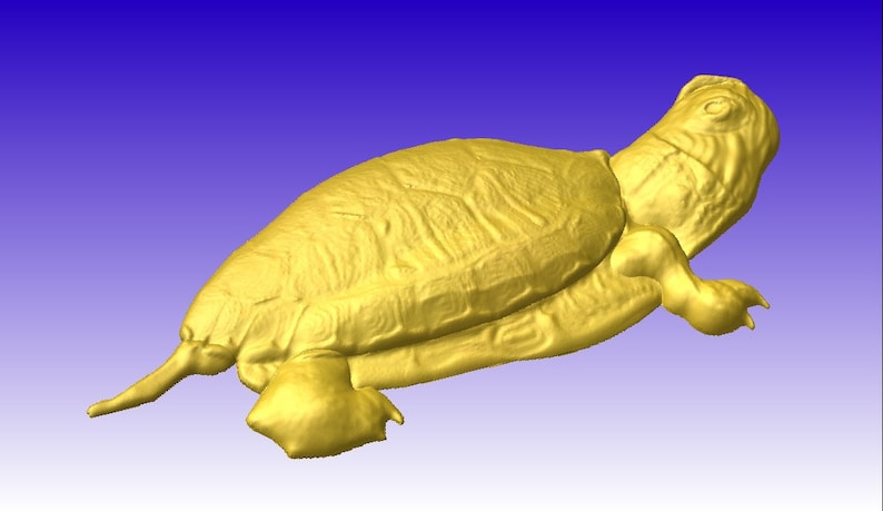Turtle 3D Vector Relief Model for Cnc Router Projects and Sign Carving ...